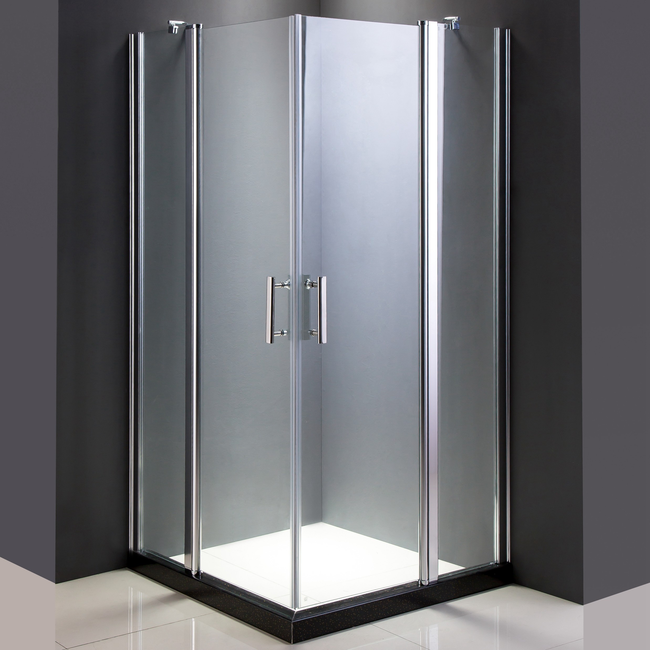 1000x1000x1900mm Corner Shower Cabin Aluminium Frame